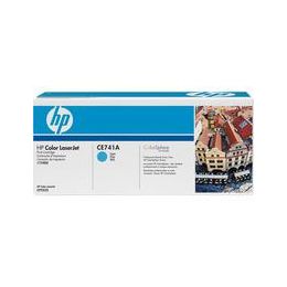 HP Toner cyan 307A (CE741A) Retail Typ: Tonerkartusche Druckfarbe: Cyan Volumen: 7.300 Blatt (Farbe/ISO) Geeignet für: Hewlett-Packard