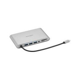 Kensington UH1440P, Dockingstation silber, USB-C, USB-A, HDMI, DP, VGA