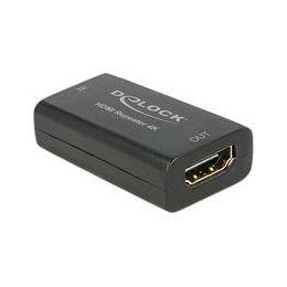 Delock Adapter HDMI Repeater 4K bis 30m Verwendung: Adapter Anschlüsse: 1x HDMI (Buchse) auf 1x HDMI (Buchse)