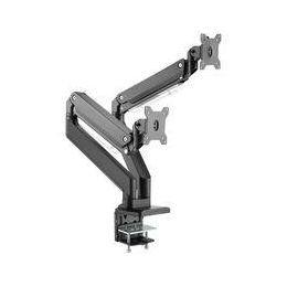 Digitus Universal Dual Monitorhalter, Monitorhalterung schwarz