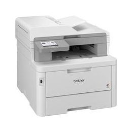 Brother MFC-L8340CDW, Multifunktionsdrucker hellgrau, USB, LAN, WLAN, Scan, Kopie, Fax, Duplex (Druck)