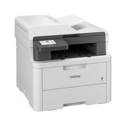 Brother DCP-L3560CDW, Multifunktionsdrucker grau, USB, LAN, WLAN, Scan, Kopie, Duplex (Druck)