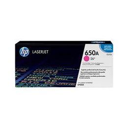 HP Toner magenta 650A (CE273A) Typ: Tonerkartusche Druckfarbe: Magenta Volumen: 15.000 Blatt (Schwarz/ISO) Geeignet für: Hewlett-Packard