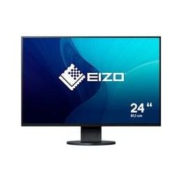 EIZO EV2456-BK, LED-Monitor 61.1 cm (24.1 Zoll), schwarz, WUXGA, IPS, HDMI, DisplayPort, DVI, VGA Sichtbares Bild: 61,1 cm (24,1 Zoll) Auflösung: 1920 x 1200 Pixel Reaktionszeit: 5 ms (GtG) Format: 16:10