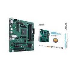 ASUS PRO B550M-C/CSM, Mainboard grün/schwarz Formfaktor: µATX Grafik: 1x PCIe x16, CrossFireX Sockel: AM4 Chipsatz: AMD B550