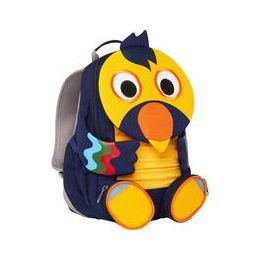 Affenzahn Großer Freund Tukan, Rucksack blau/gelb Typ: Rucksack - Kindergarten Material: 100% Polyester, 48% davon ist recyceltes Polyester (aus 6 PET-Flaschen à 0,5l) Kapazität: 8 Liter Volumen