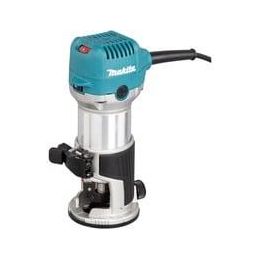Makita Multifunktionsfr&auml;se RT0702CX2J, Fr&auml;smaschine blau, 710 Watt, im MAKPAC Gr.4