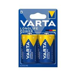 Varta Longlife Power D, Batterie 2 Stück, D Technologie: Alkali-Mangan Anzahl: 2 Stück Typ: D (Mono) Bezeichnung: LR20