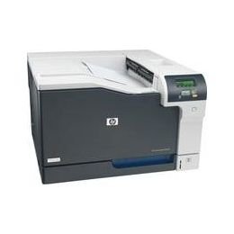 HP Color LaserJet CP5225dn, Farblaserdrucker grau/beige, USB/LAN Auflösung: 600x600 dpi Formate: A3, A4, A5, A6, B5, B4, C5, 10x15 cm Anschluss: 1x USB 2.0, 1x RJ-45 Papierzufuhr: 1x Fach (Fach 1: 250 Blatt)