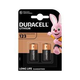 Duracell Photo CR123A, Batterie 2 St&uuml;ck, CR123A
