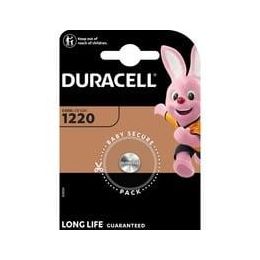 Duracell CR1220 Lithium-Knopfzelle 3V, Batterie 1 St&uuml;ck, CR1220