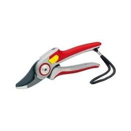 Wolf Garten Gartenschere RR 5000 "Alu Professional" rot/gelb, 2-schneidig Schnittkapazität: 25 mm Griff: Ergonomischer Zweikomponenten-Griff mit Weichgummieinlage Verwendung: Zum Schneiden von frischen Zweigen bis zu Ø 25mm Gewicht: 353 g