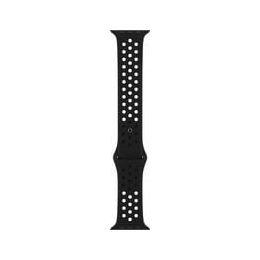 Nike Sportarmband, Uhrenarmband schwarz, 41 mm Modell: Apple Watch 3 oder höher mit 38 oder 40 mm-Gehäuse Material: Fluorelastomer Umfang: 130 - 200 mm