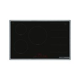 Bosch PXV845HC1E Serie 6, Autarkes Kochfeld schwarz/edelstahl, 80 cm