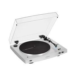 Audio-Technica AT-LP3XBT, Plattenspieler weiß, Bluetooth Antrieb: Riemenantrieb Drehzahl: 33 U/min., 45 U/min. Anschlüsse: 1x Stereo-Cinch Gleichlaufschwankungen: 0.2 %