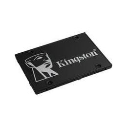 Kingston KC600 512 GB, SSD schwarz, SATA 6 Gb/s, 2,5"