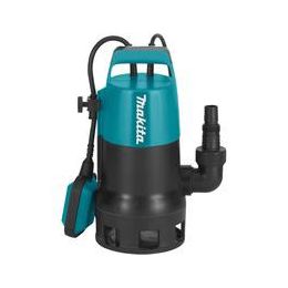 Makita Klar-/Schmutzwasser-Tauchpumpe PF0410, Tauch- / Druckpumpe blau/schwarz, 400 Watt