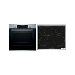 Bosch HBD675CS61, Backofen-Set schwarz Ofengröße: L (groß) ab 65 Liter Nutzinhalt: 71 Liter Heizart: Umluft, Grill, Heißluft, konventionell (Ober- & Unterhitze