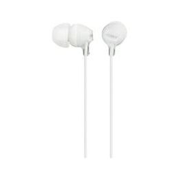Sony MDR-EX15APW, Kopfhörer weiß Kopfhörertyp: In-Ear Ohrkanalhörer Geeignet für: Mobile Abspielgeräte, Mobiltelefone Kabel-Verbindung: 3.5mm Klinke