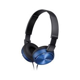 Sony MDR-ZX310APL, Headset blau/schwarz Kopfhörertyp: On-Ear Kopfbügelhörer Geeignet für: Mobile Abspielgeräte, Mobiltelefone Kabel-Verbindung: 3.5mm Klinke