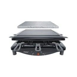 Steba RC 3 Plus, Raclette schwarz Leistung: 1.450 Watt Grillplatte: Wende Guss-Platte Raclette-Pfännchen: 8 Reinigung: Grill-/Heizplatte abnehmbar