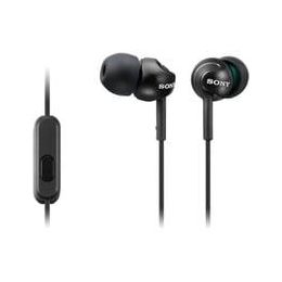 Sony MDR-EX110APB, Headset schwarz Kopfhörertyp: In-Ear Ohrkanalhörer Geeignet für: Mobile Abspielgeräte, Mobiltelefone Kabel-Verbindung: 3.5mm Klinke