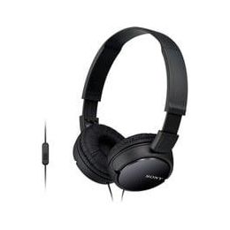 Sony MDR-ZX110APB, Headset schwarz Kopfhörertyp: On-Ear Kopfbügelhörer Geeignet für: HiFi, Mobile Abspielgeräte, Mobiltelefone Kabel-Verbindung: 3.5mm Klinke