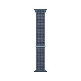 Sport Loop, Uhrenarmband blaugrau, 41 mm Modell: Apple Watch 3 oder höher mit 38 oder 40 mm-Gehäuse Material: Gewebtes Nylon Verschluss: Klettverschluss Umfang: 130 - 200 mm