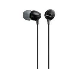 Sony MDR-EX15APB, Kopfhörer schwarz Kopfhörertyp: In-Ear Ohrkanalhörer Geeignet für: Mobile Abspielgeräte, Mobiltelefone Kabel-Verbindung: 3.5mm Klinke