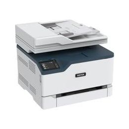Xerox C235DNI, Multifunktionsdrucker grau/blau, Scan, Kopie, Fax, USB, LAN, WLAN Auflösung: 600x600 dpi Formate: A4, A5, A6 Anschluss: 1x USB 2.0, 1x RJ-45 Papierzufuhr: 1x Fach (Fach 1: 250 Blatt)