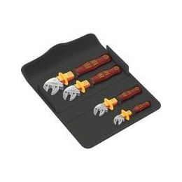 Wera 6004 Joker 4 Set 1 VDE, f&uuml;r SW 7-19, Schraubenschl&uuml;ssel rot/gelb, 4-teilig