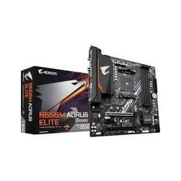 Gigabyte B550M AORUS ELITE, Mainboard schwarz/grau