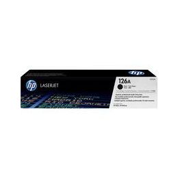 HP Toner schwarz 126A (CE310A) schwarz, Retail Typ: Tonerkartusche Druckfarbe: Schwarz Volumen: 1.200 Blatt (Schwarz/ISO) Geeignet für: Hewlett-Packard