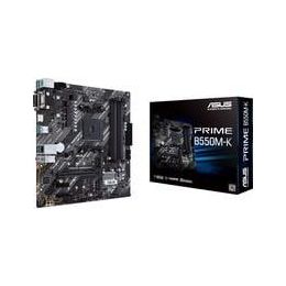 ASUS PRIME B550M-K, Mainboard schwarz/wei&szlig;