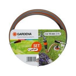 Gardena Profi-System Anschlussgarnitur 2713-20, Hahnst&uuml;ck grau/orange, 2 Meter