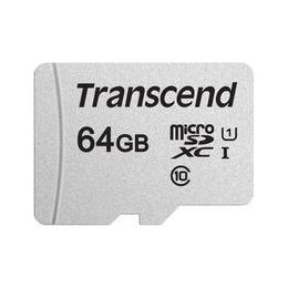 Transcend microSDXC Card 64GB, Speicherkarte UHS-I U1, Class 10 Kapazität: 64 GB Geschwindigkeit: Lesen: max. 100 MB/s, Schreiben: max. 20 MB/s Speichertyp: microSDXC Bus-Schnittstelle: UHS-I, High Speed