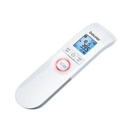 Beurer Infrarot-Fieberthermometer FT 95 weiß, kontaktlos, Bluetooth Anzeige: Digital, Celsius (°C), Fahrenheit (°F) Temperaturbereich: 0 °C bis 80 °C Messung: Oberflächen, Stirn, Infrarot-Messung Funktionen: Berührungslose Messung, Optischer Fieberalarm, Signalton bei Messende, Abschaltautomatik