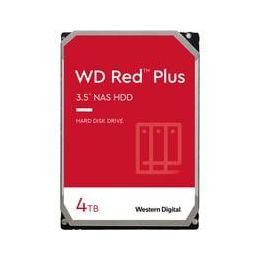 Western Digital Red Plus NAS-Festplatte 4 TB SATA 6 Gb/s, 3,5", 24/7