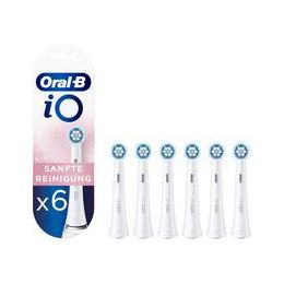 Braun Oral-B iO Sanfte Reinigung 6er, Aufsteckbürste weiß Packungsinhalt: 6 Stück Kompatibel zu: Oral-B iO Bürstenkopf: Rund