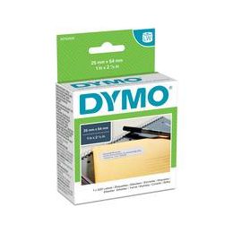 Dymo LabelWriter ORIGINAL Adressetiketten 25x54mm, 1 Rolle mit 500 Etiketten permanent klebend, S0722520
