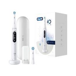 Braun Oral-B iO Series 7N, Elektrische Zahnbürste weiß, White Alabaster Stufen: 5 Stufen Timer: 2-Minuten-Timer (4-mal 30 Sekunden, anpassbar über die App) Ausstattung: Andruckkontrolle, Bluetooth