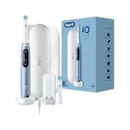 Braun Oral-B iO Series 9 Luxe Edition, Elektrische Zahnbürste blau/weiß, Aqua Marine Stufen: 7 Stufen Timer: 2-Minuten-Timer (4-mal 30 Sekunden, anpassbar über die App) Ausstattung: Andruckkontrolle, Bluetooth