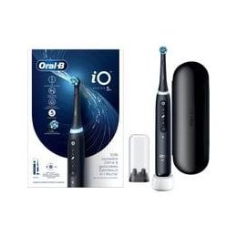 Braun Oral-B iO Series 5, Elektrische Zahnbürste schwarz, Matt Black Stufen: 5 Stufen Timer: 2-Minuten-Timer Ausstattung: Andruckkontrolle, Bluetooth