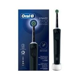 Braun Oral-B Vitality Pro D103, Elektrische Zahnbürste schwarz, Black Stufen: 3 Stufen Timer: 2-Minuten-Timer