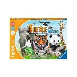 Ravensburger tiptoi Tiere der Welt, Brettspiel Spieldauer: 30 Minuten Altersangabe: von 4 Jahren bis 8 Jahren Serie: tiptoi Spiele