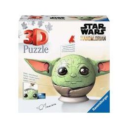 Ravensburger 3D Puzzel-Ball Mandalorian Grogu mit Ohren, Puzzle Teile 72 Teile: 72 Altersangabe: ab 6 Jahren