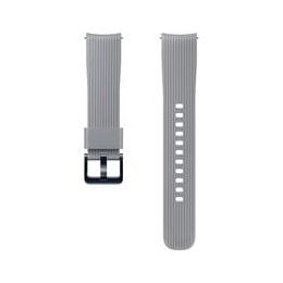 Silicone Band, Uhrenarmband grau, 20 mm Modell: Samsung Galaxy Watch (42 mm) Material: Silikon Umfang: 130 - 195 mm