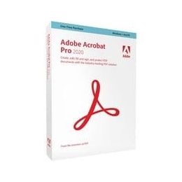 Adobe Acrobat Pro 2020, Office-Software Deutsch Art: Vollversion Sprache: Deutsch Betriebssystem: Windows 8, Windows 10