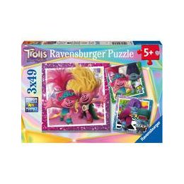 Ravensburger Kinderpuzzle Trolls 3 3x 49 Teile Teile: 147 (3x 49) Altersangabe: ab 5 Jahren