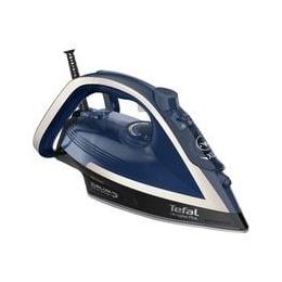 Tefal Ultragliss+ Anti-Kalk FV6846E1, Dampfbügeleisen blau/weiß Leistung: 2.800 Watt Bügelsohle: Durilium AirGlide Wassertank: 270 ml (Extra-) Dampfstoß: 260 g/min